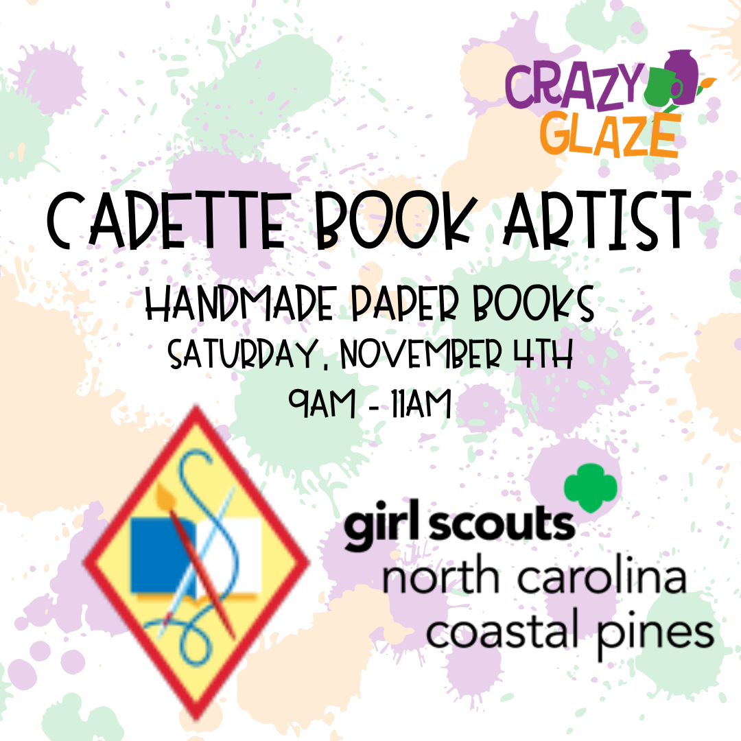 GS-NCCP Cadette Book Artist Badge | Crazy Glaze Studio & Art Education ...